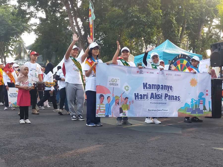 PMI Surabaya Gelar Kampanye Hari Aksi Panas di Taman Bungkul, Ajak ...
